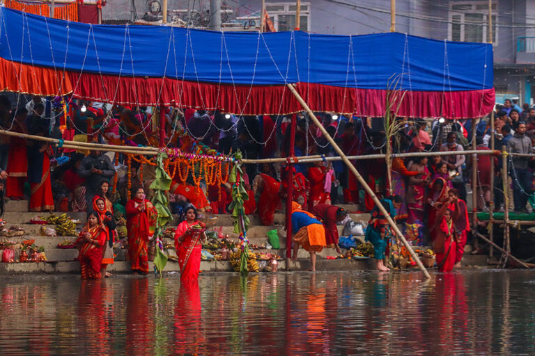Chhath Parva festival i Kathmandu - en spirtuel oplevelse