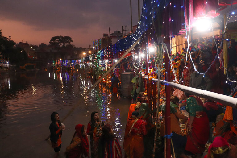 Chhath Parva festival i Kathmandu - en spirtuel oplevelse